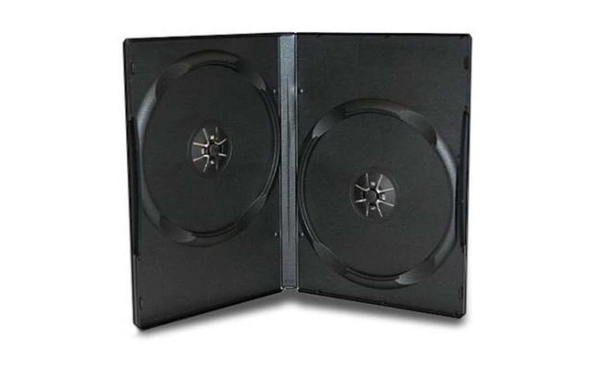 🥇 Cajas de DVD 14mm doble X 100 unidades